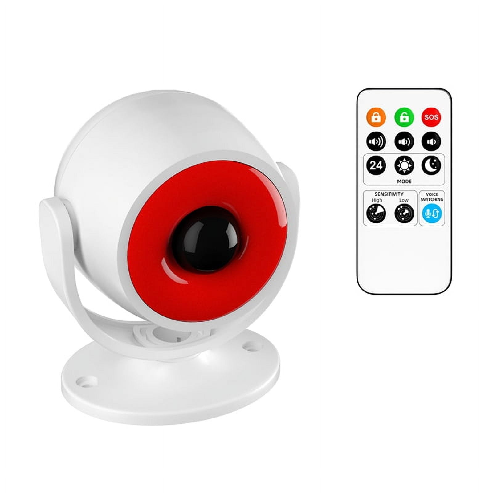 Tuya Wifi Sound and Light Infrared Alarm Human Body Induction Detector ...