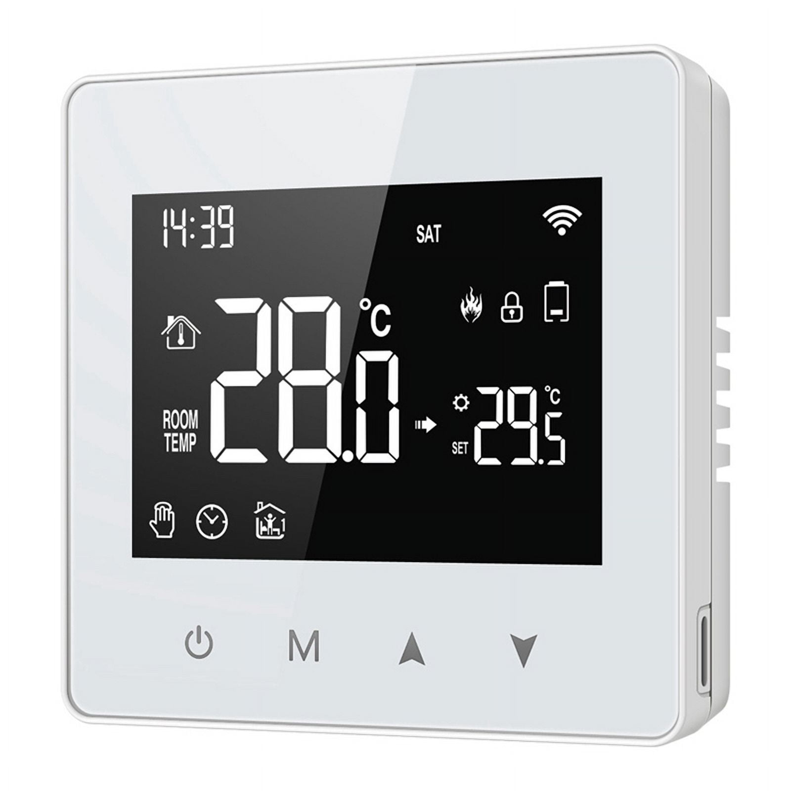 Tuya Wifi Thermostat Smart Home Battery Powered Temperature Controller for Gas Boiler Works with ...