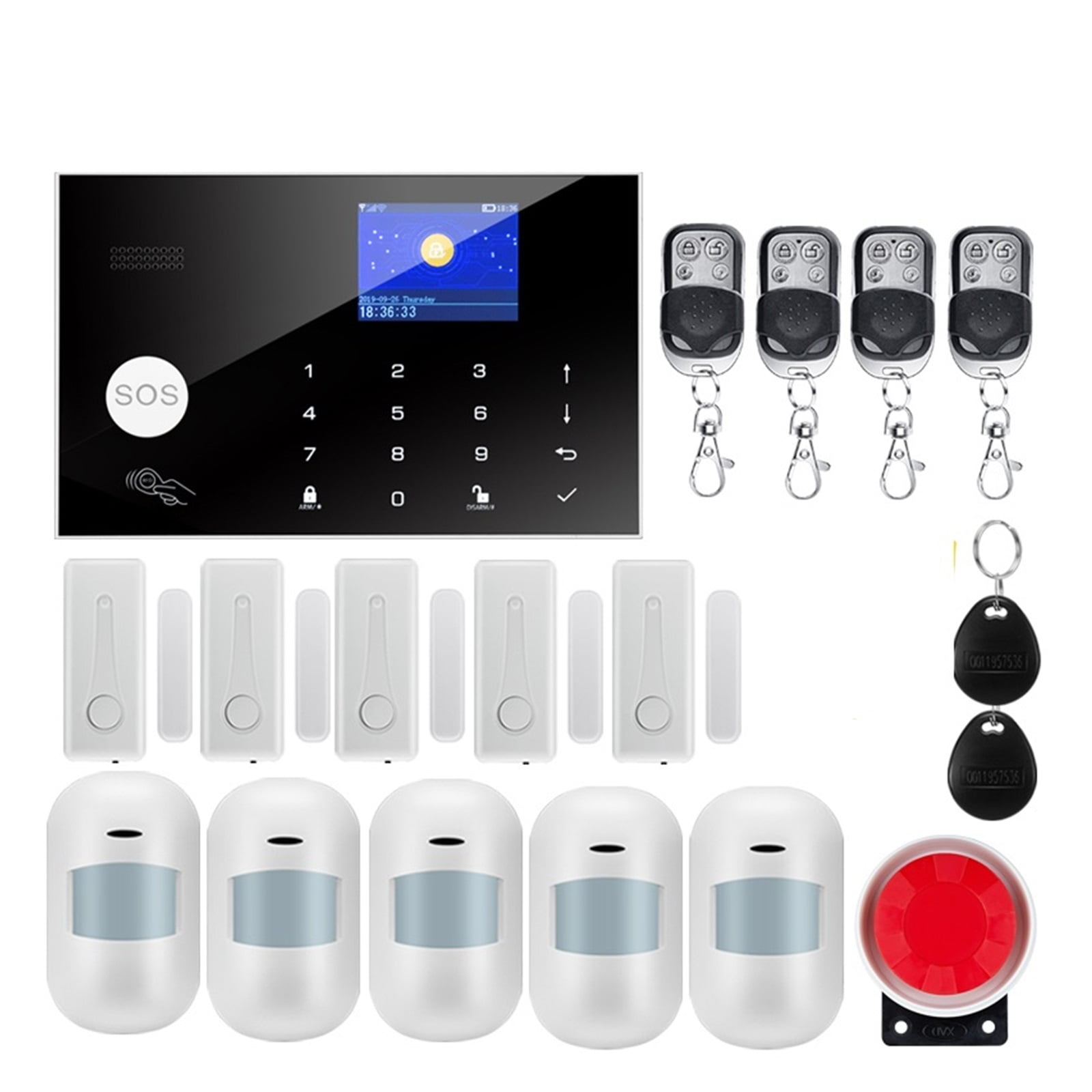 Tuya Wireless Home GSM Home Security With Motion Detector Sensor ...
