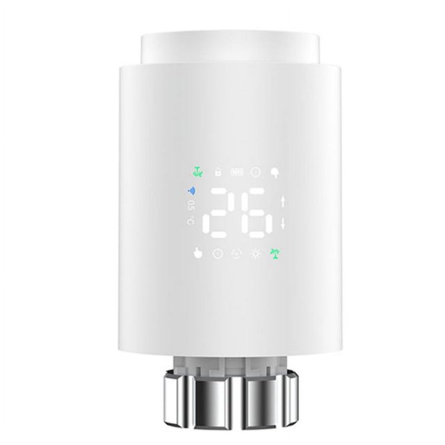 HOT Tuya ZigBee Smart Radiator Actuator TRV Programmable Thermostatic ...