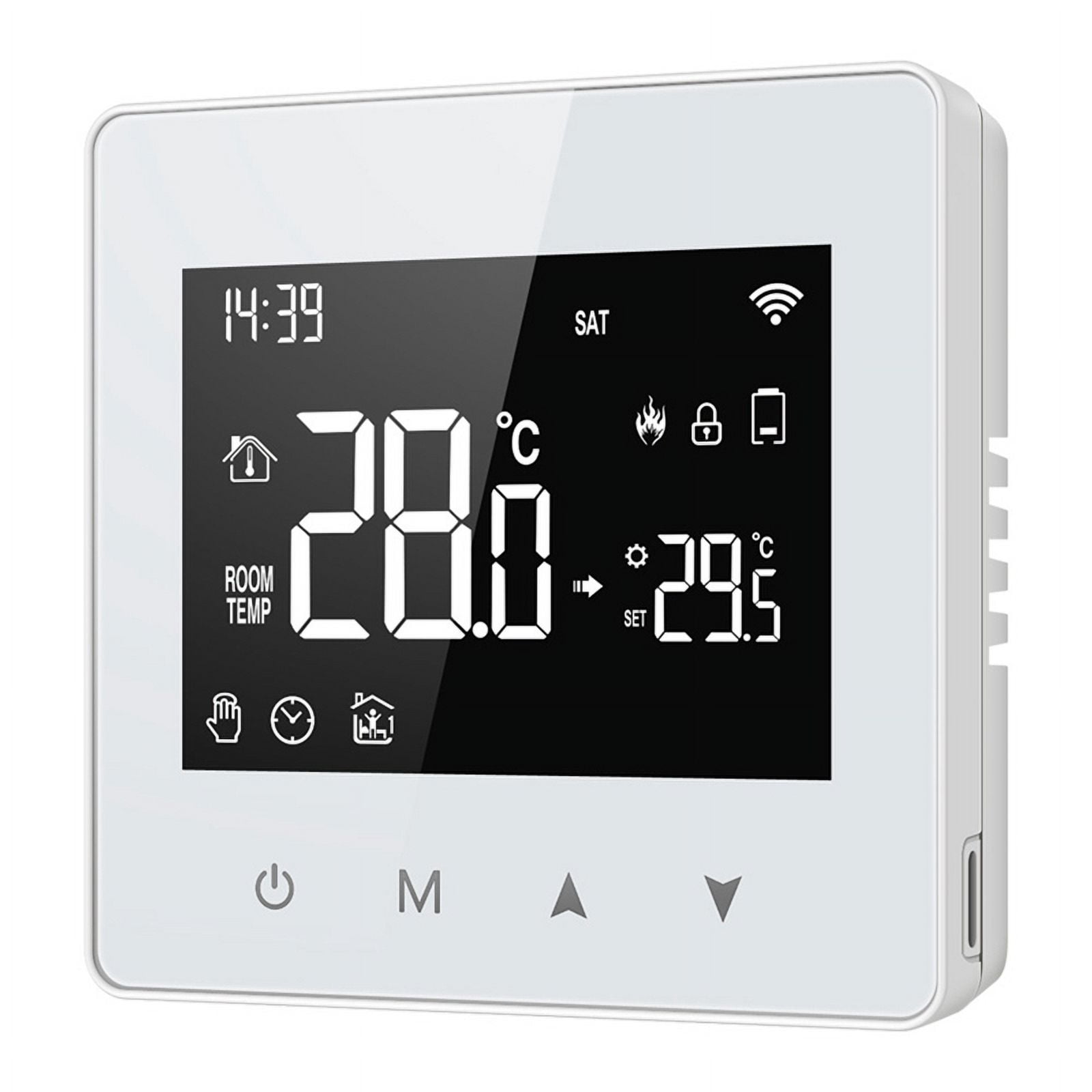 Tuya ZigBee Thermostat Smart Home Battery Powered Temperature Controller for Gas Boiler Works ...