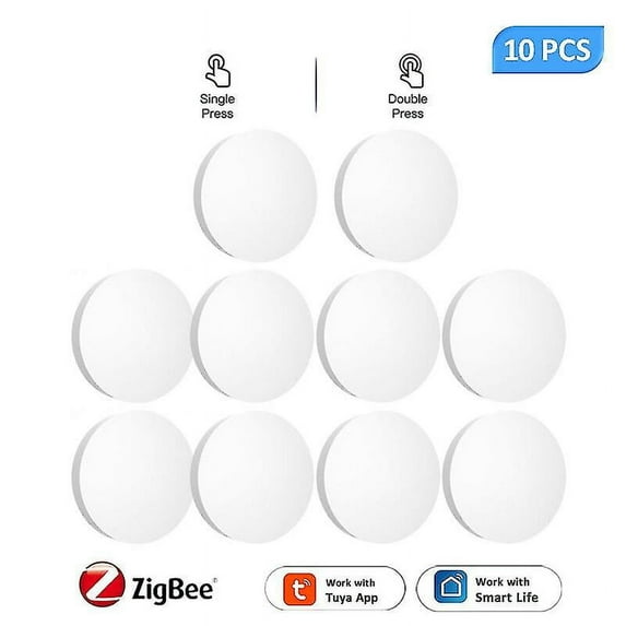 Tuya Zigbee Button Scene Switch Multi-scene Linkage Smart Wireless ...