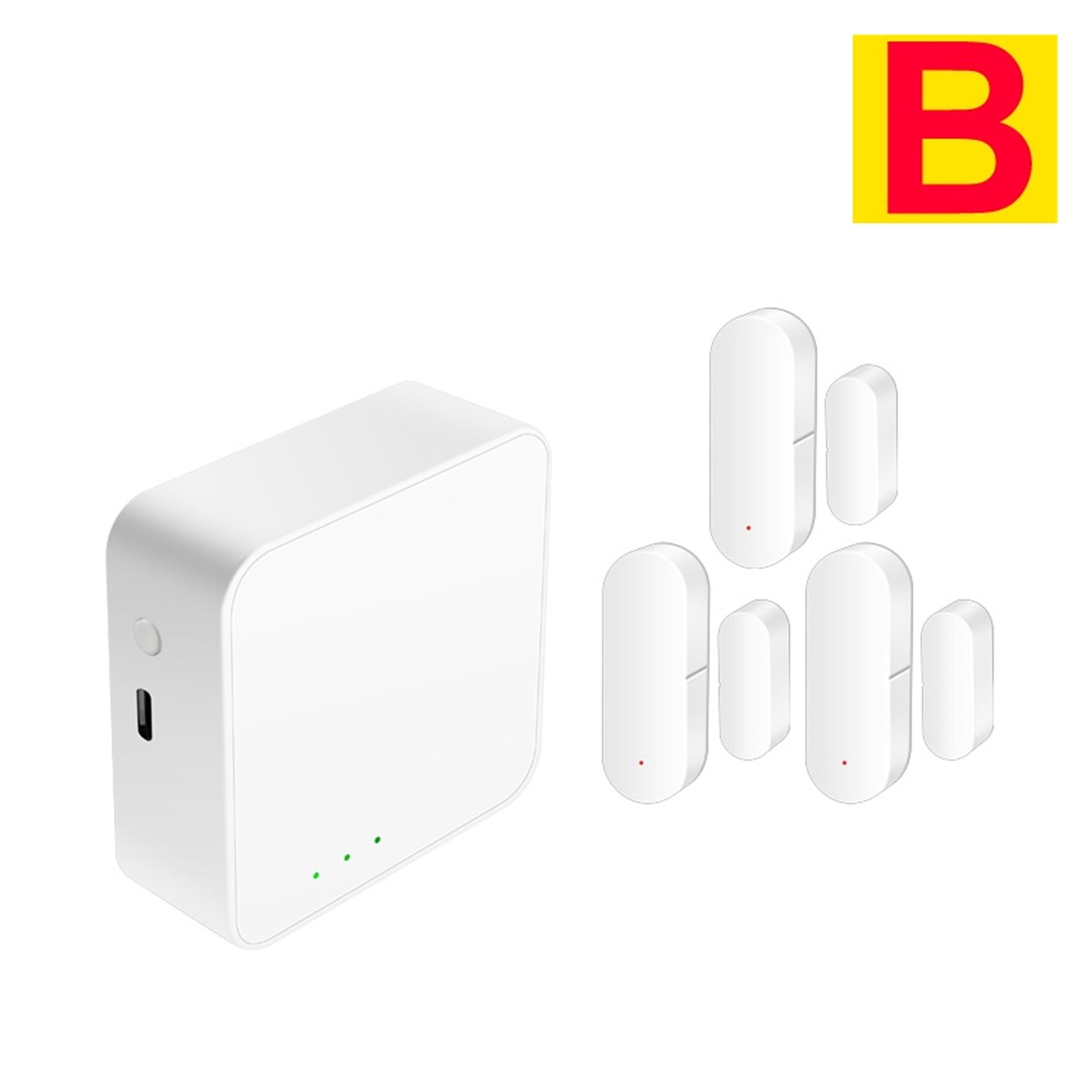 Tuya Zigbee Smart Home Alarm System Door Open Sensor Hub Smart Life APP ...