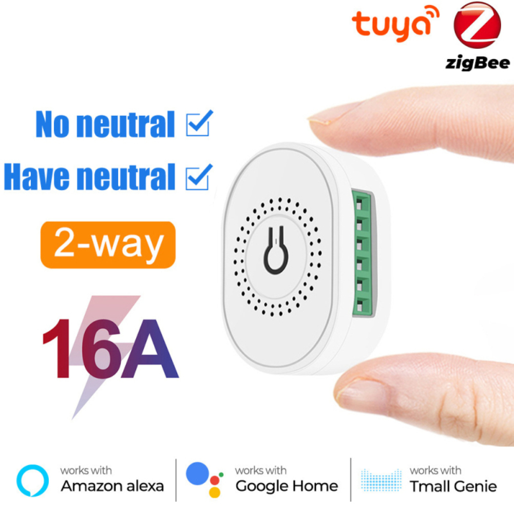 Tuya Zigbee Smart Switch Hub Gateway Support Two Way Control Remote ...