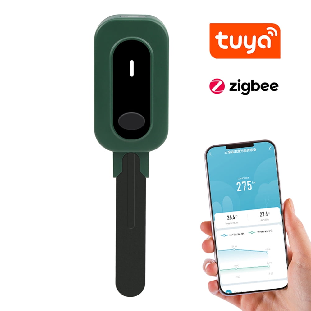 Tuya Zigbee Wireless Soil Moisture Meter Intelligent Temperature ...