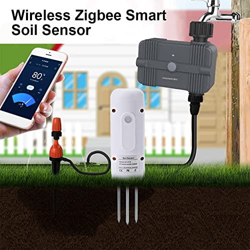 Tuya Zigbee Wireless Soil Moisture Meter Temperature Humidity Tester ...