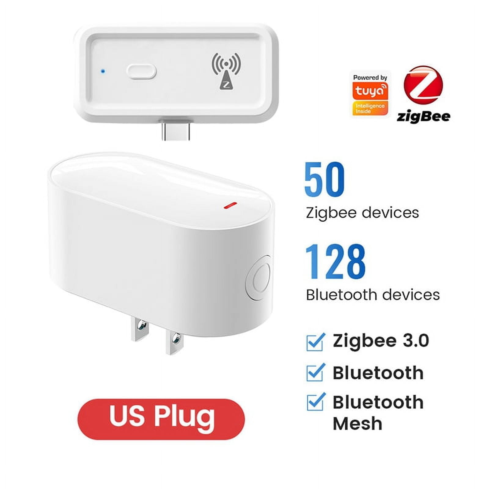 Tuya Zigbee3.0 Ble Mesh Gateway+Zigbee Repeater Kit Smart Hub Remote Control Multi-Mode Gateway ...