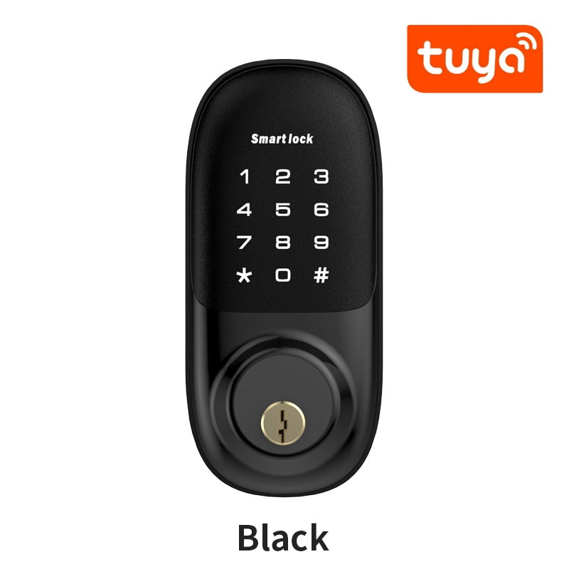Tuya lock smart deadbolt indoor door wooden door smart password ...