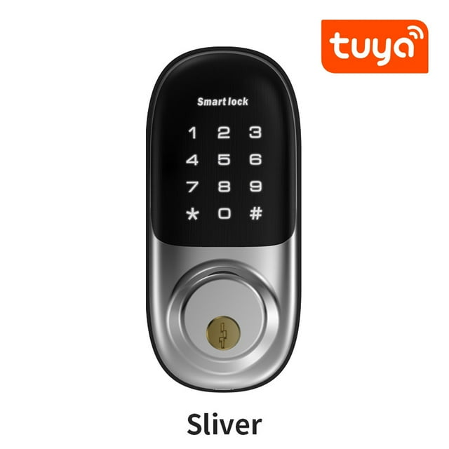 Tuya lock smart deadbolt indoor door wooden door smart password ...