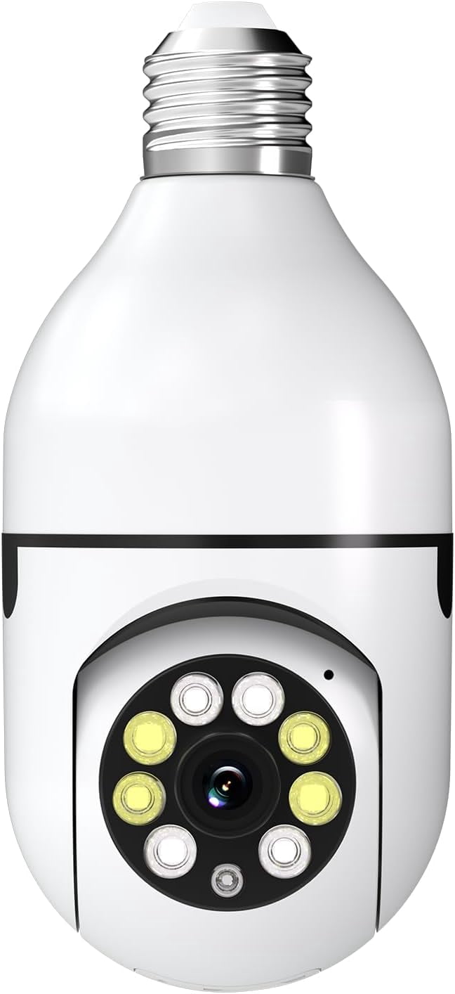Tuya smart Light Bulb Security Camera 1080P, 2.4GHz Wireless IP65 ...