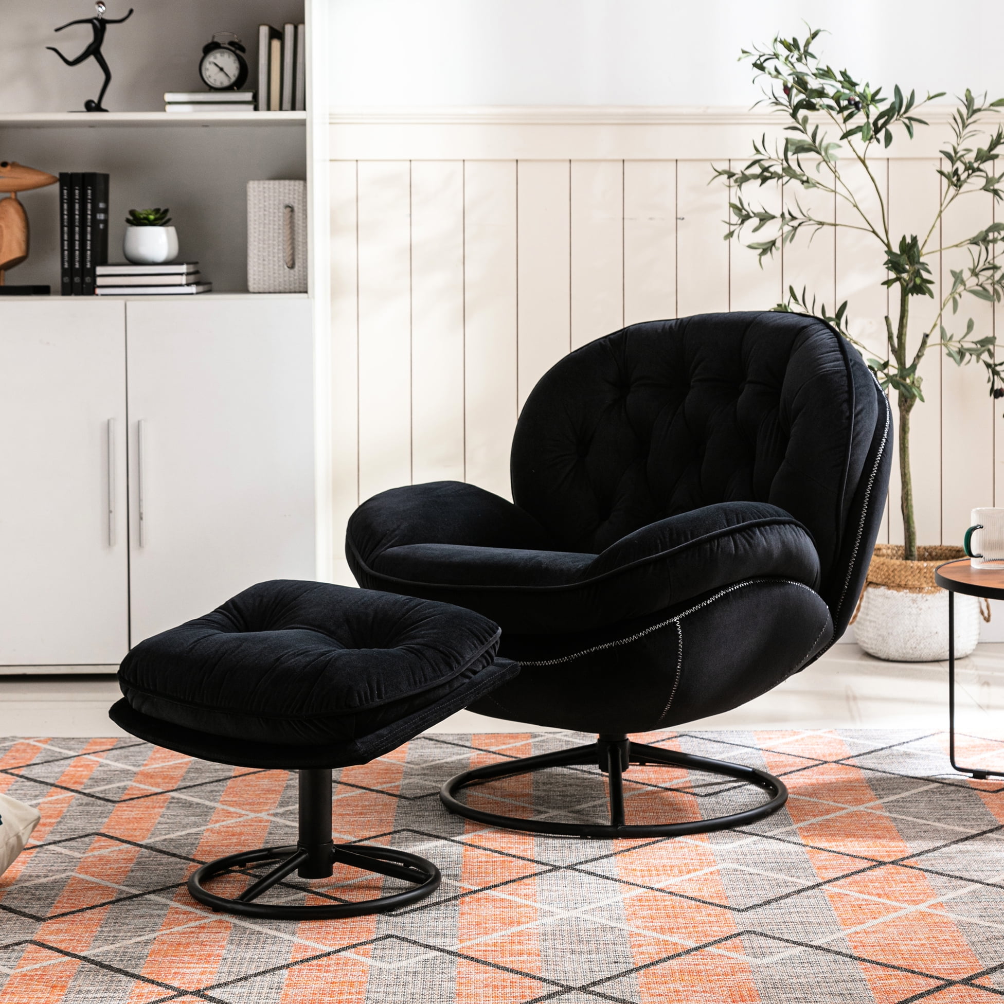 Tv Chair With - Material, Metal Frame, No Armrest, 31.21"w X 33.51"d 33 ...