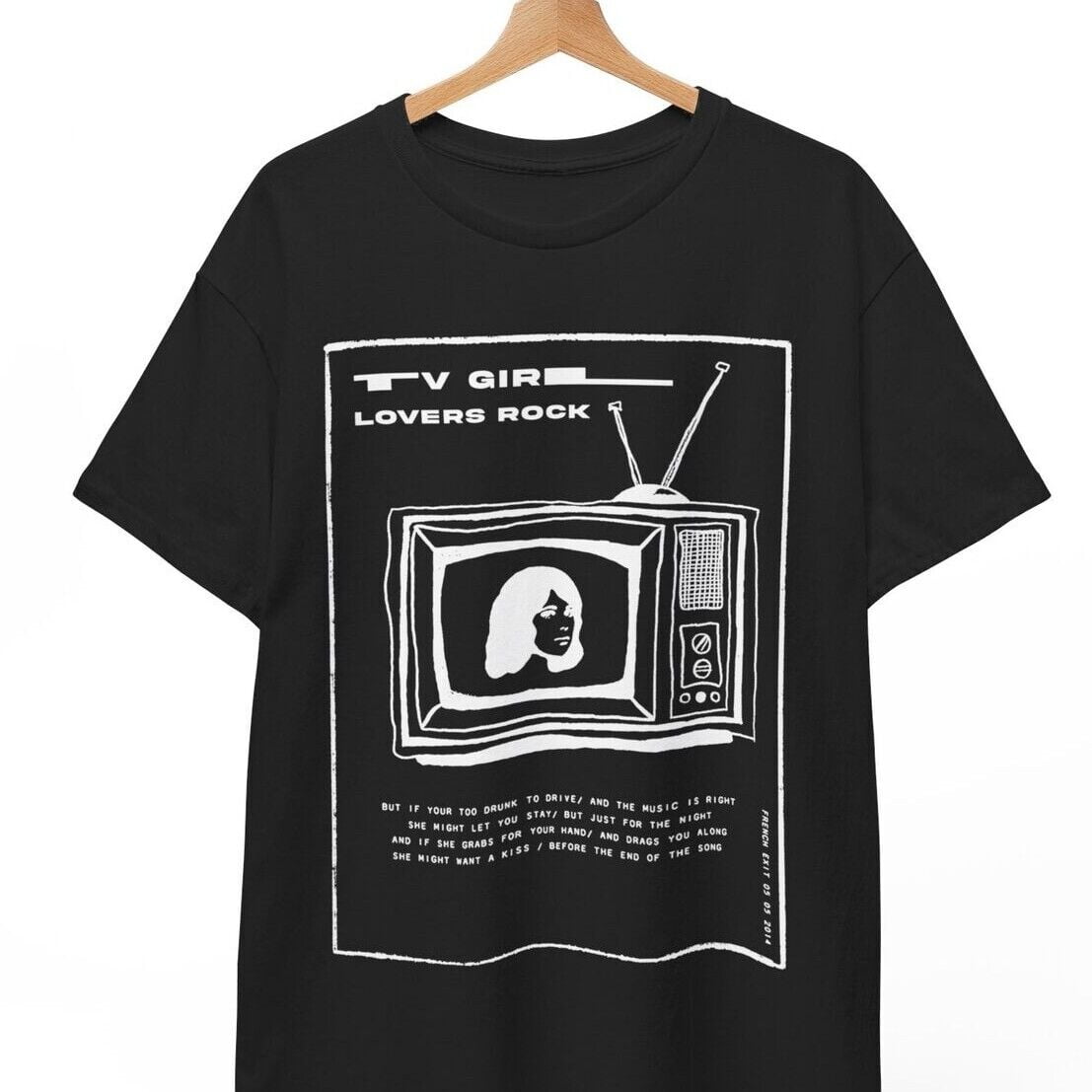 Tv Girl Black T-shirt - Tv Girl Tee - Tv Girl Merchandise, Unisex Shirt ...