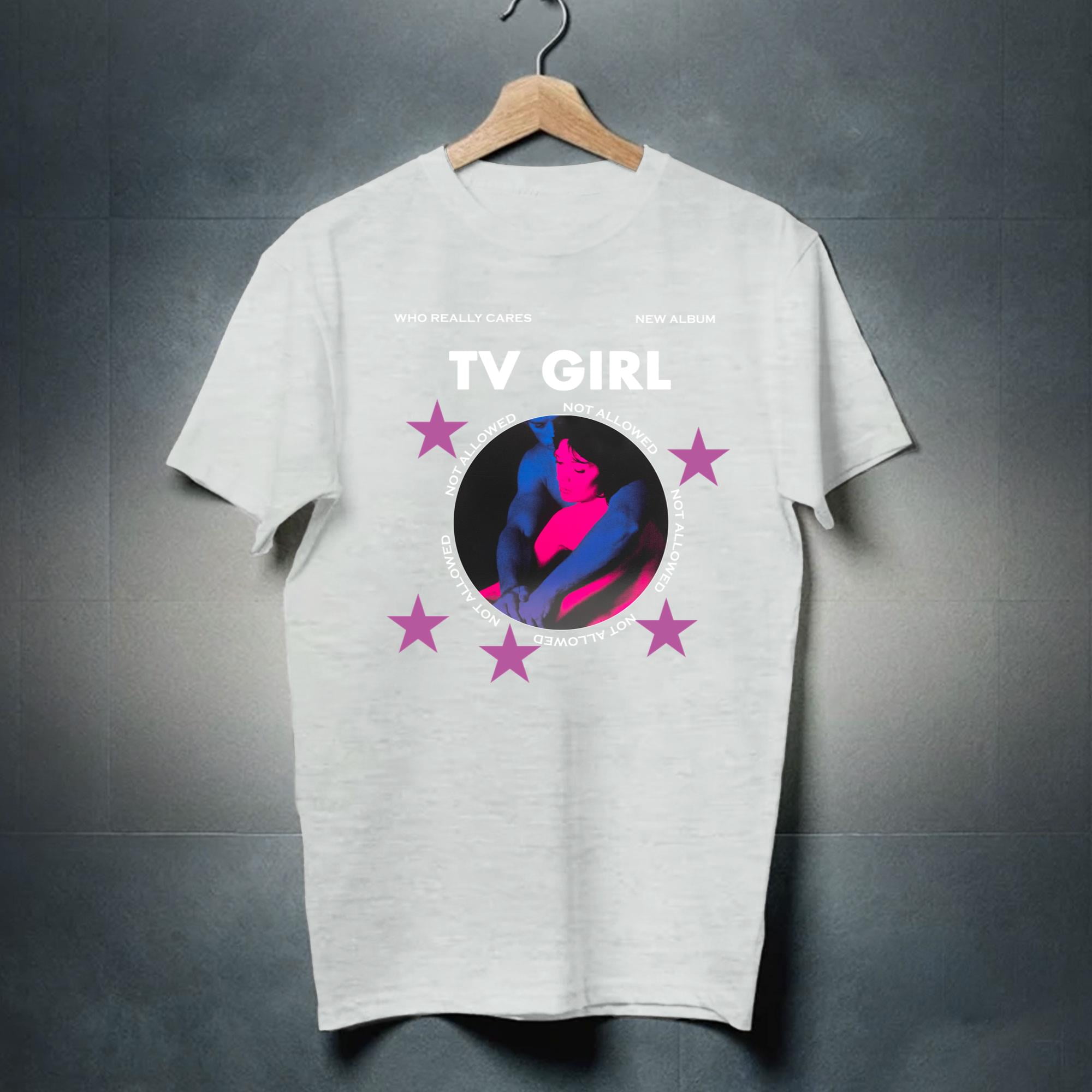 Tv Girl Shirt - Who Really Cares Album Tshirt Not Allowed Tee - Tv Girl ...