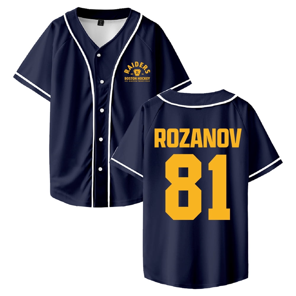 Tv Heated Rivalry Ilya Rozanov Baseball Jersey Short Sleeve Button-up ...