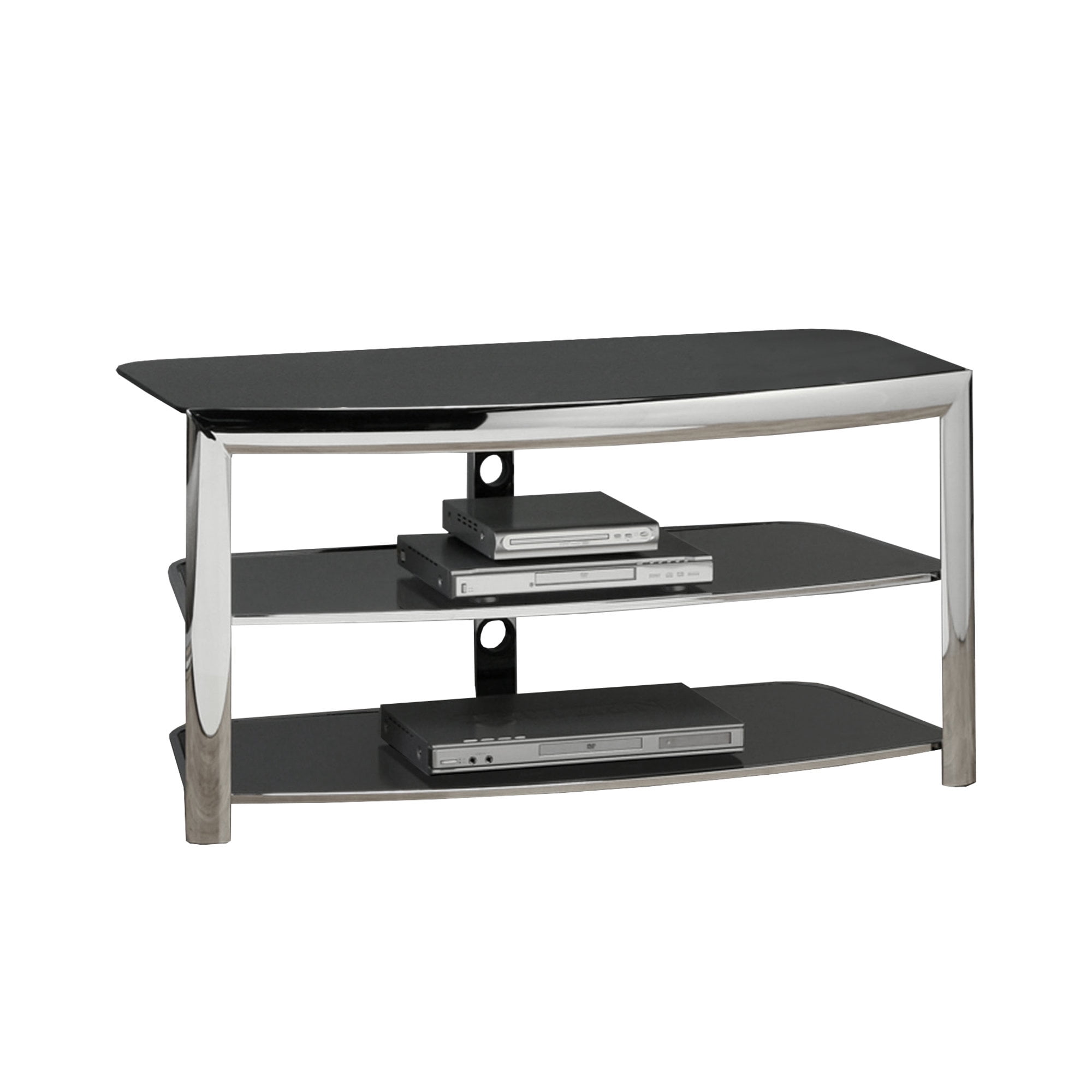 Tv Stand 43 Inch Console Storage Shelves Living Room Bedroom Metal ...