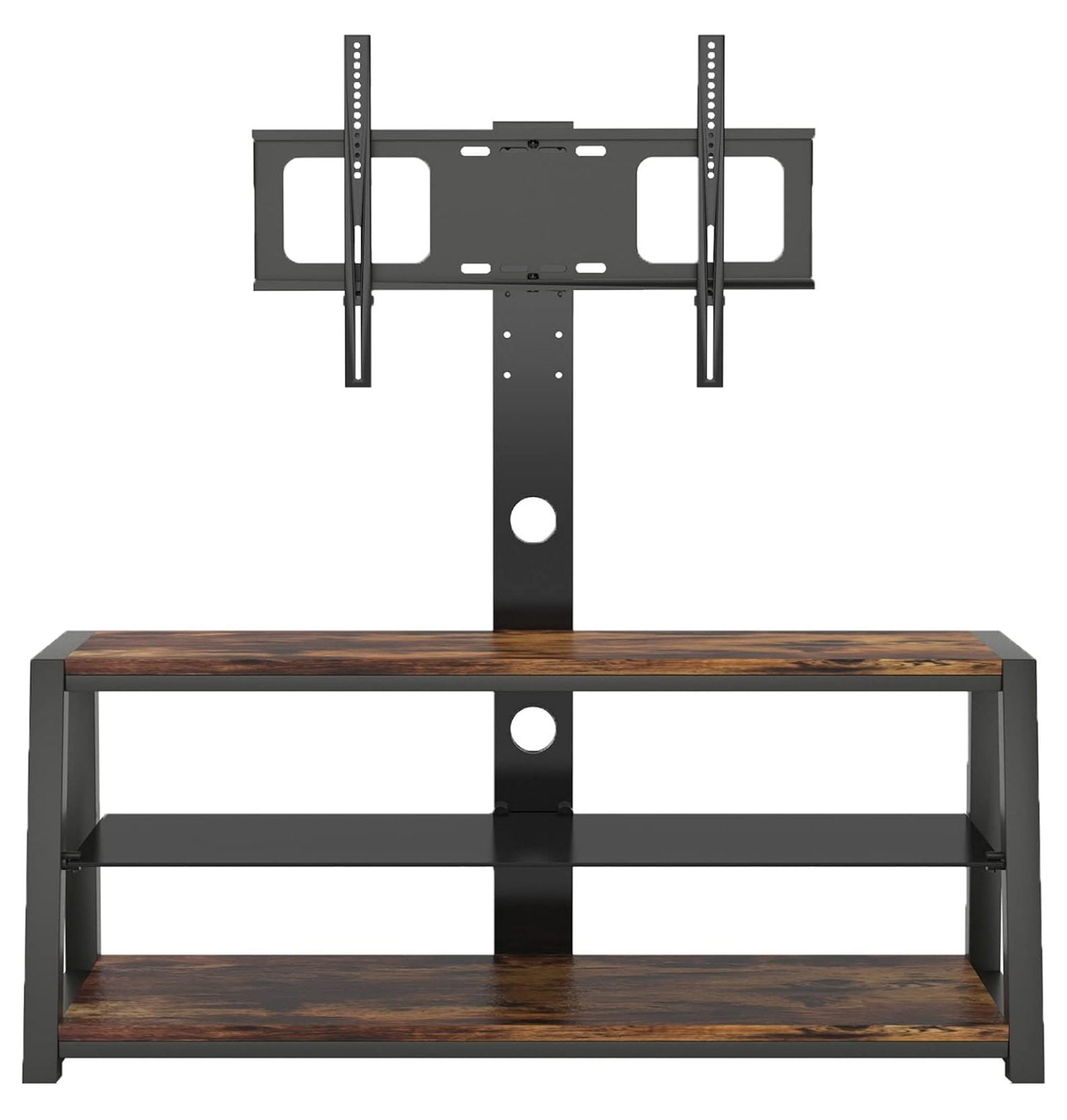 Tv Stand for 55+ Inch Tv, Entertainment Center Swivel Tv Stand Mount ...