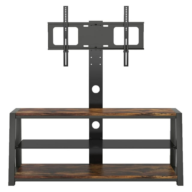 Tv Stand for 55+ Inch Tv, Entertainment Center Swivel Tv Stand Mount ...