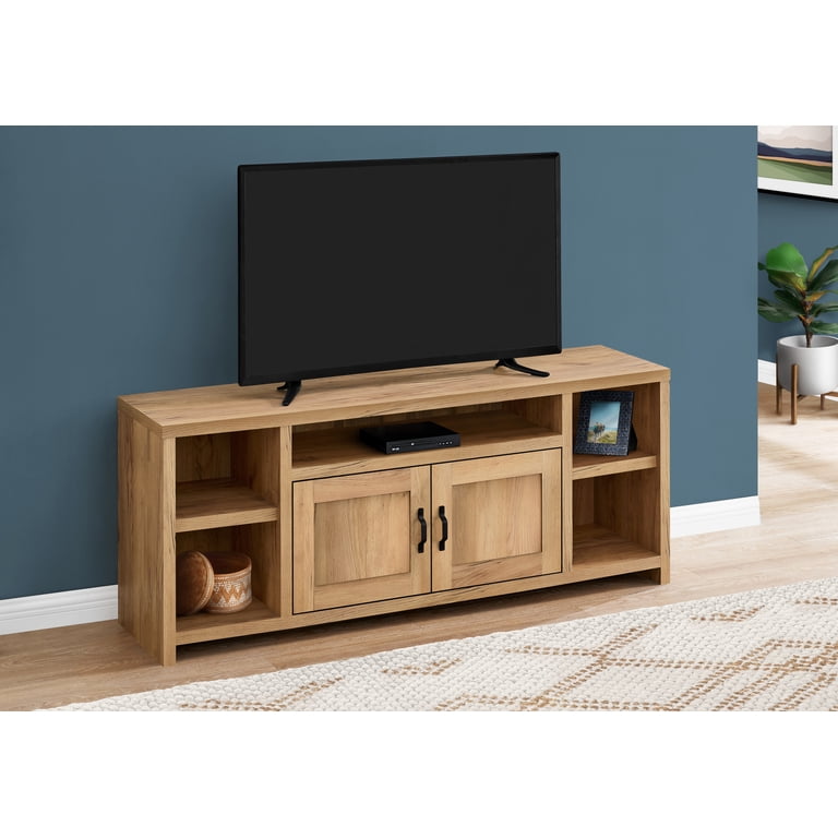 Tv Bench Monarch Specialties 60 Inch Farmhouse TV Stand - Black Media ...