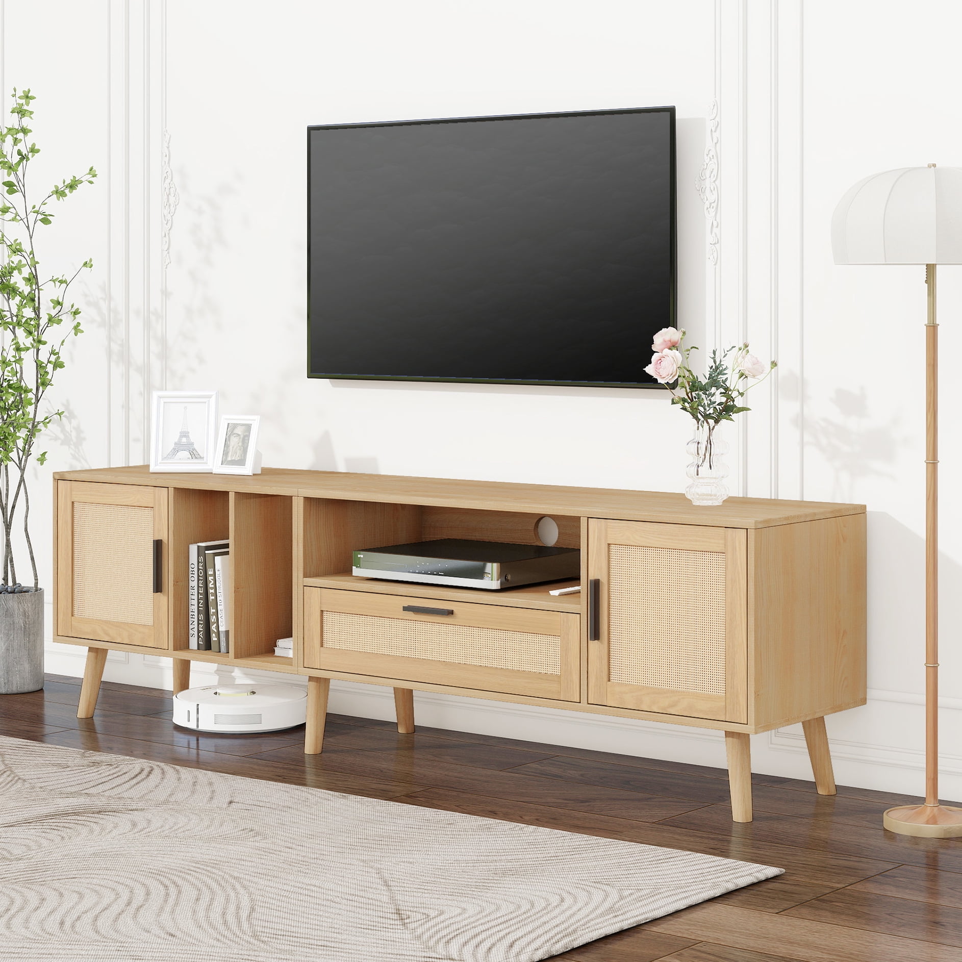 Tv Stand For Home Theatre With Elements: 65 Inch Tvs, Concealed Storage ...