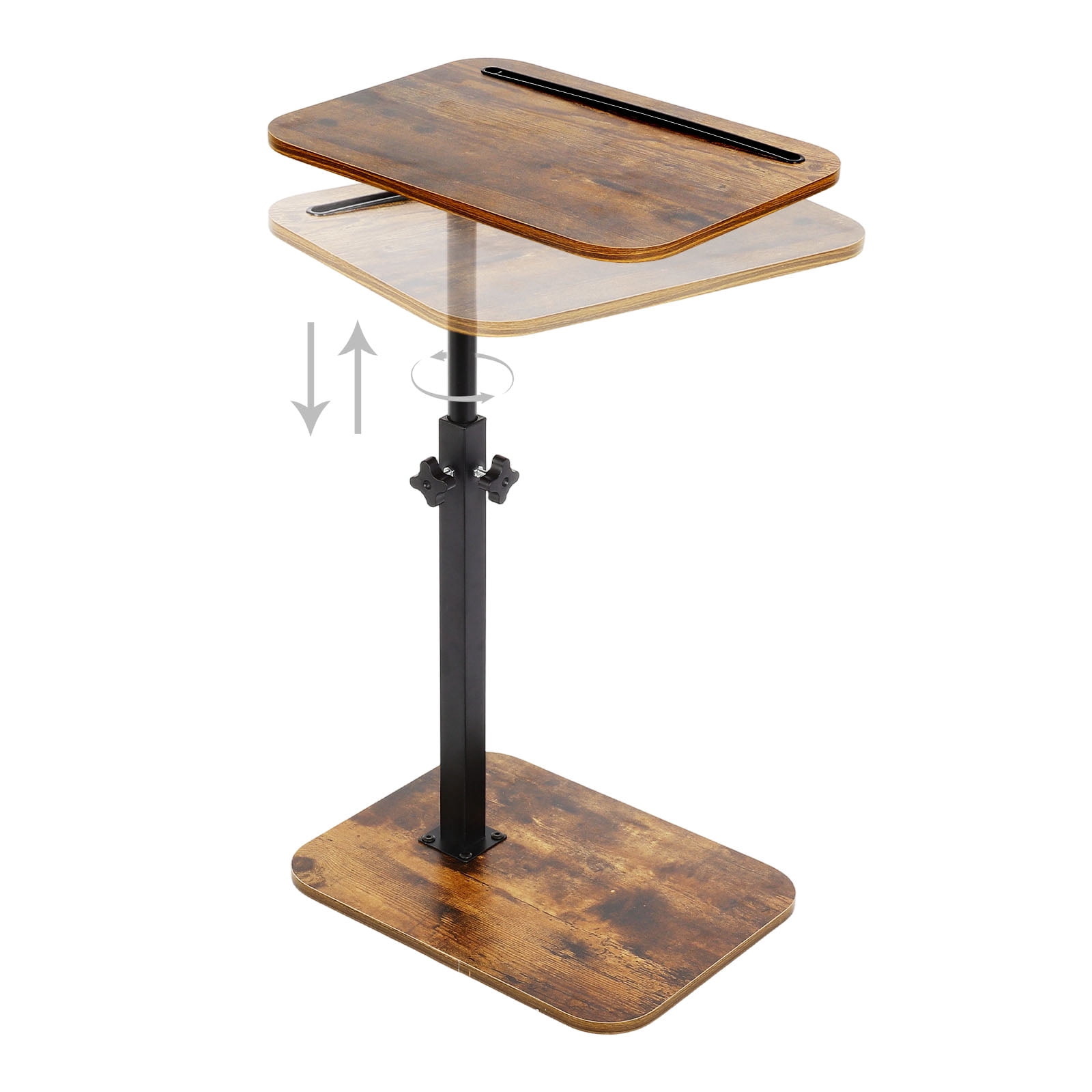 Tv Tray Table, Swivel Height Adjustable Sofa Armrest Tray, Sofa Bed ...