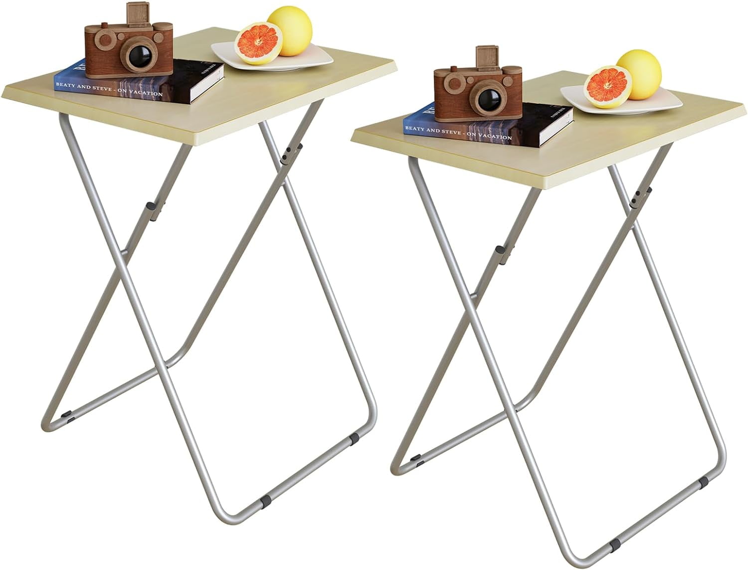 Tv Trays, Folding Tray Table, Dinner Tray Table with No Assembly ...