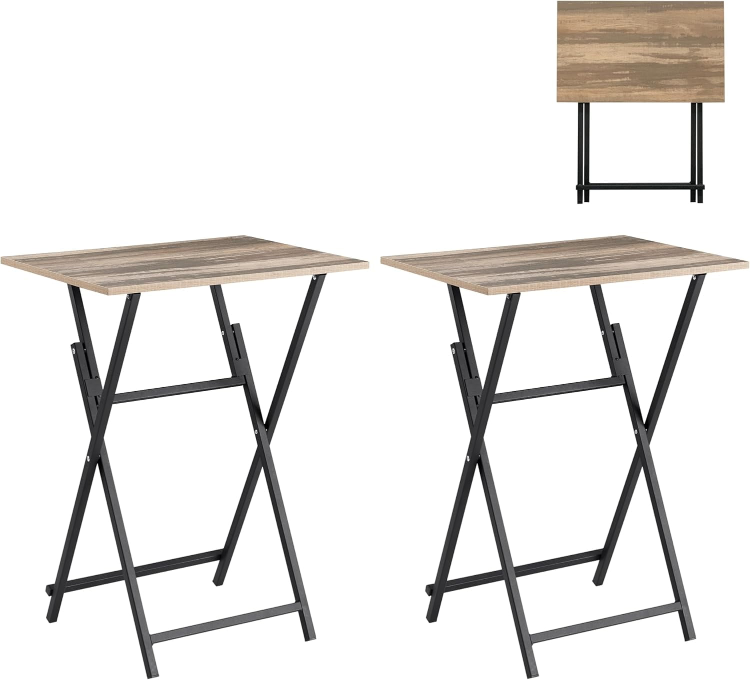 Tv Trays Table Set of 2 Easy-Fold Design Laptop Computer Stand, Gaming ...