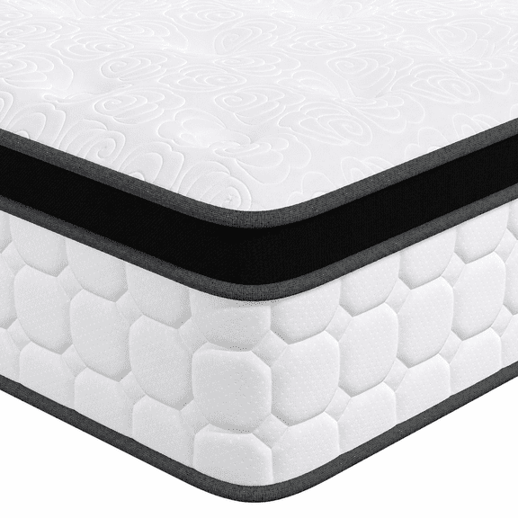NightyNight 14" Hybrid Queen Mattress in a Box with Cooling Gel Memory ...