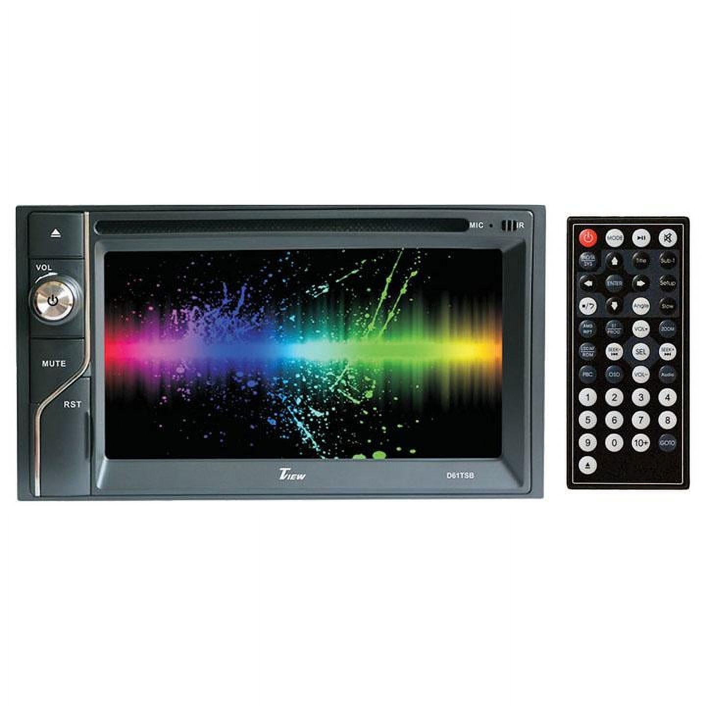 TVIEW 6.1" DOUBLE DIN TOUCHSCREEN W/DVD BLUETOOTH AM/FM 4 X45 WATTS - Walmart.com