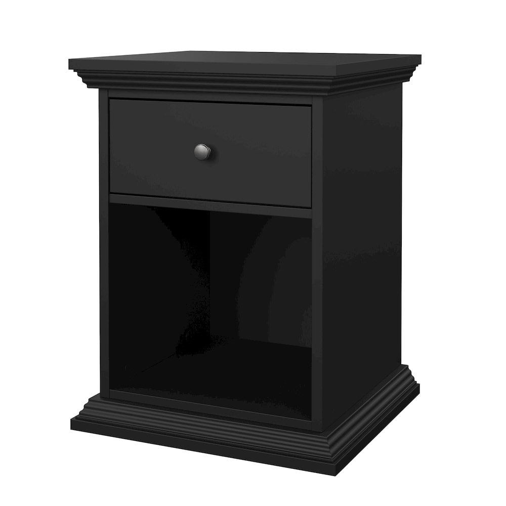Tvilum North Bedroom Nightstand 1 Drawer and Open Storage for Adults ...
