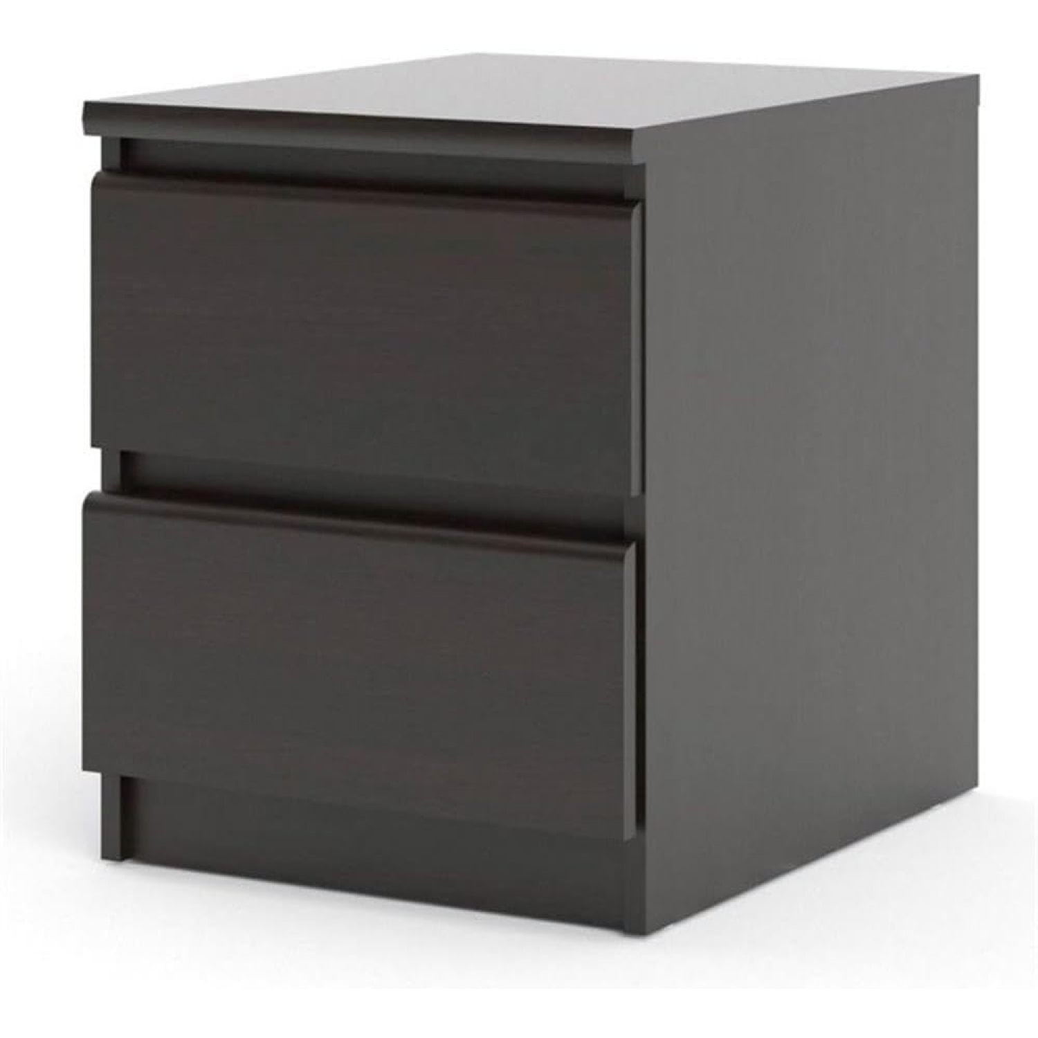 Tvilum Scottsdale 2 Drawer Nightstand, Coffee - Walmart.com
