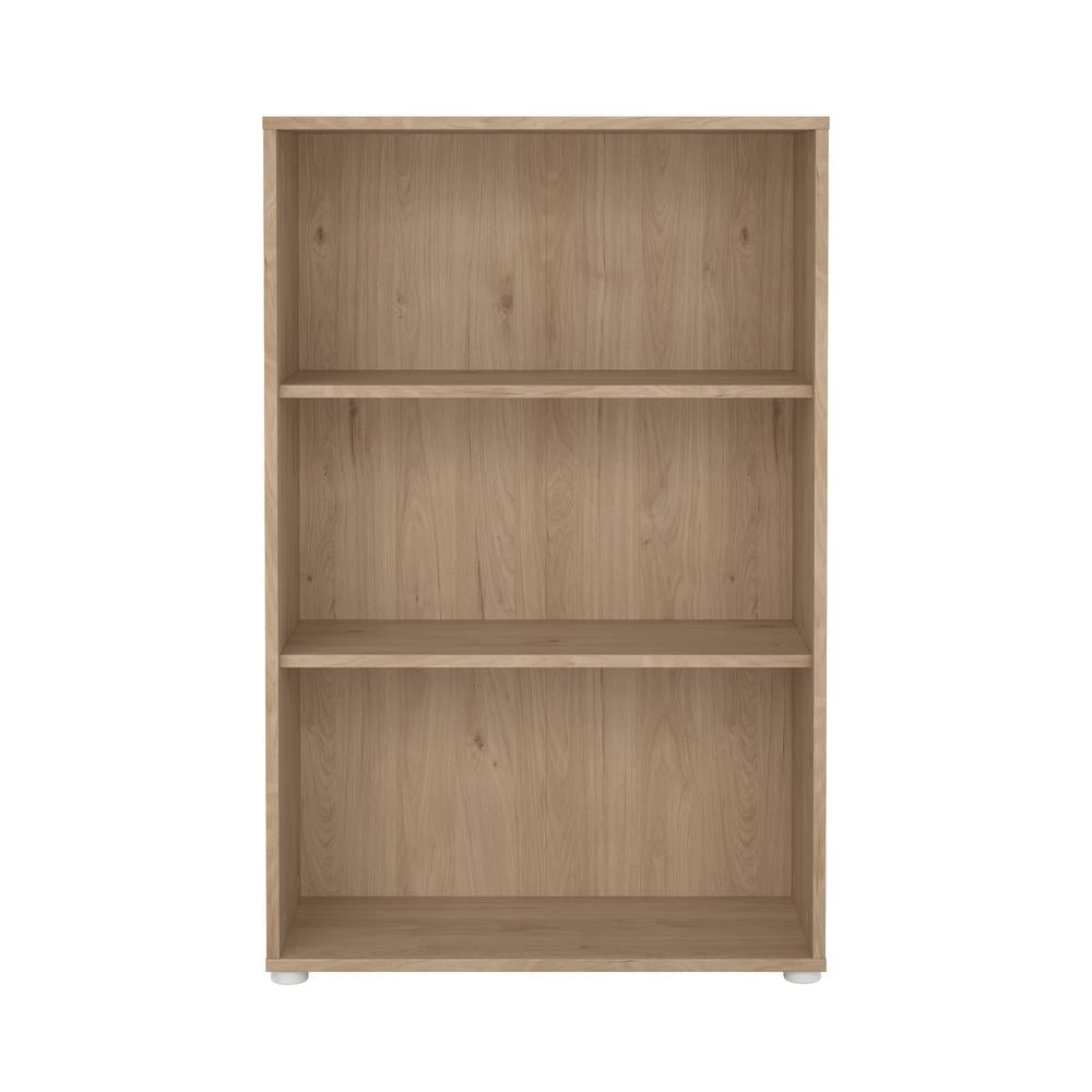 Tvilum Sign Adjustable 3 Shelf Bookcase for Adults, Jackson Hickory ...