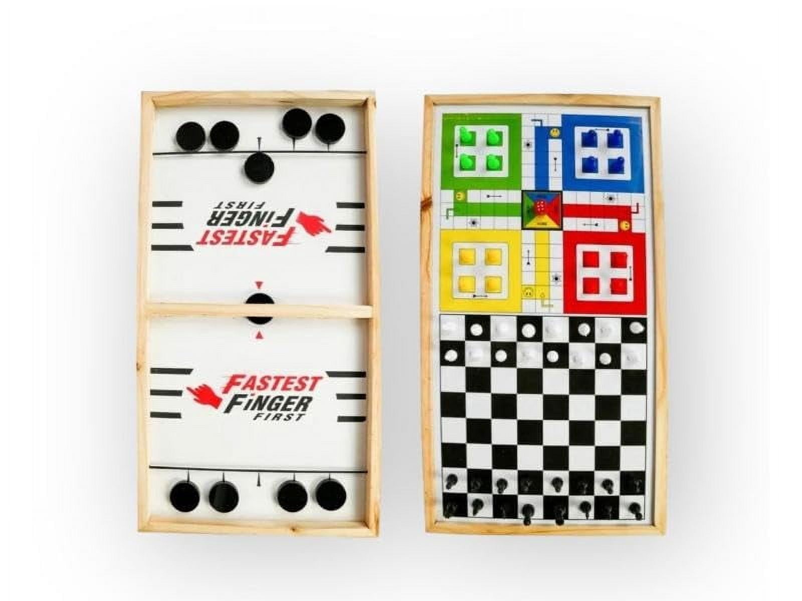 Tvm 3 In 1 Large Fastest Finger First Game | Double Sided Ludo & Chess ...