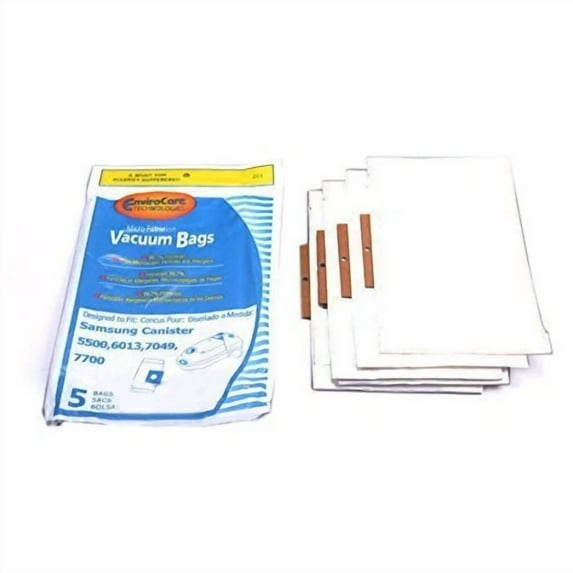 Tvp 5500, 6013, 7700 Canister Vacuum Cleaner Microlined Paper Bags 5Pk ...