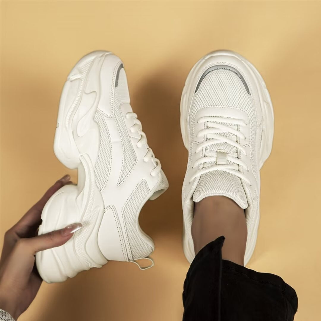 Tvtaop Womens Sneakers Colorblock Front Chunky Comfort Running ...