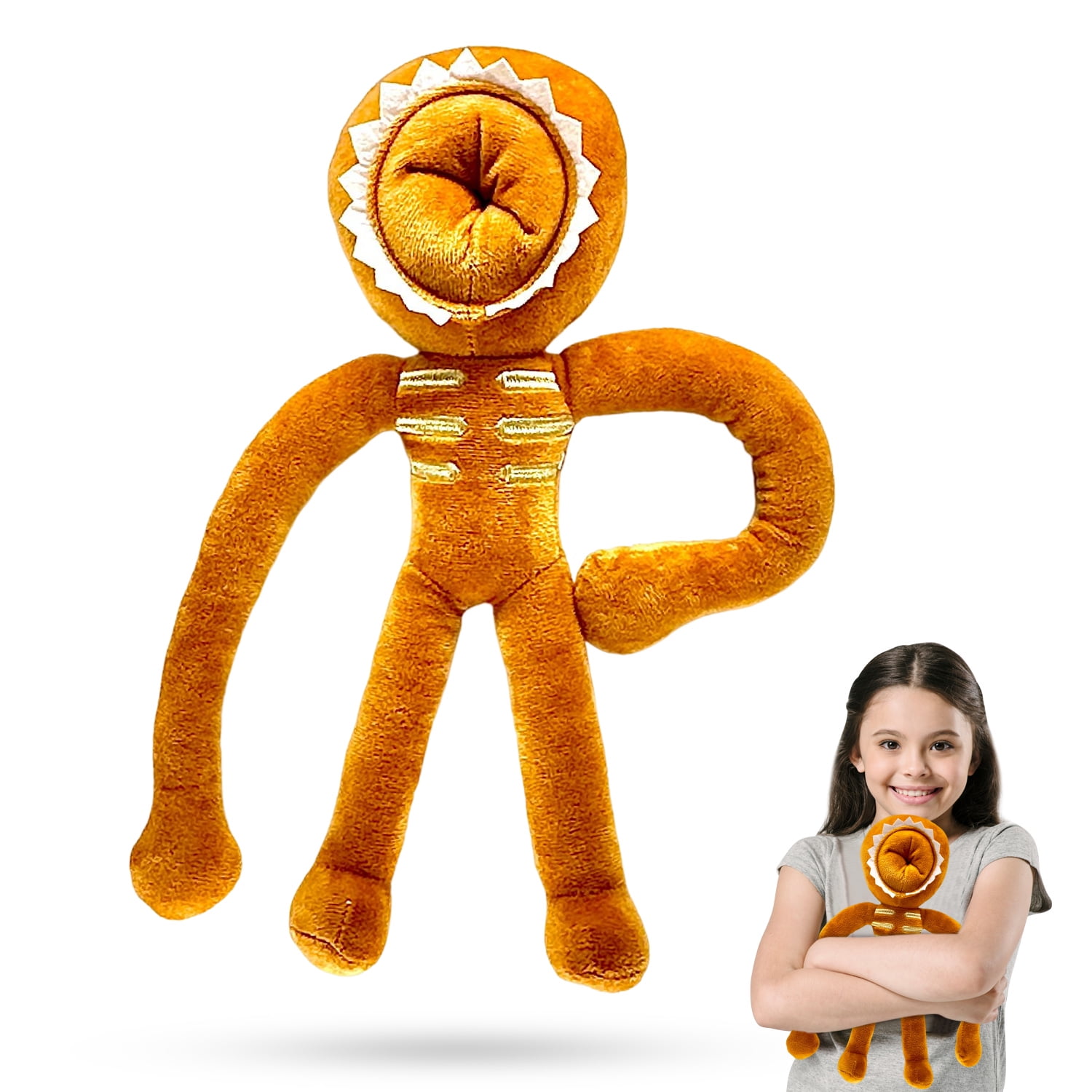 TwCare Rainbow Friends Brown Plush Toy, Rainbow Friends Soft Stuffed ...
