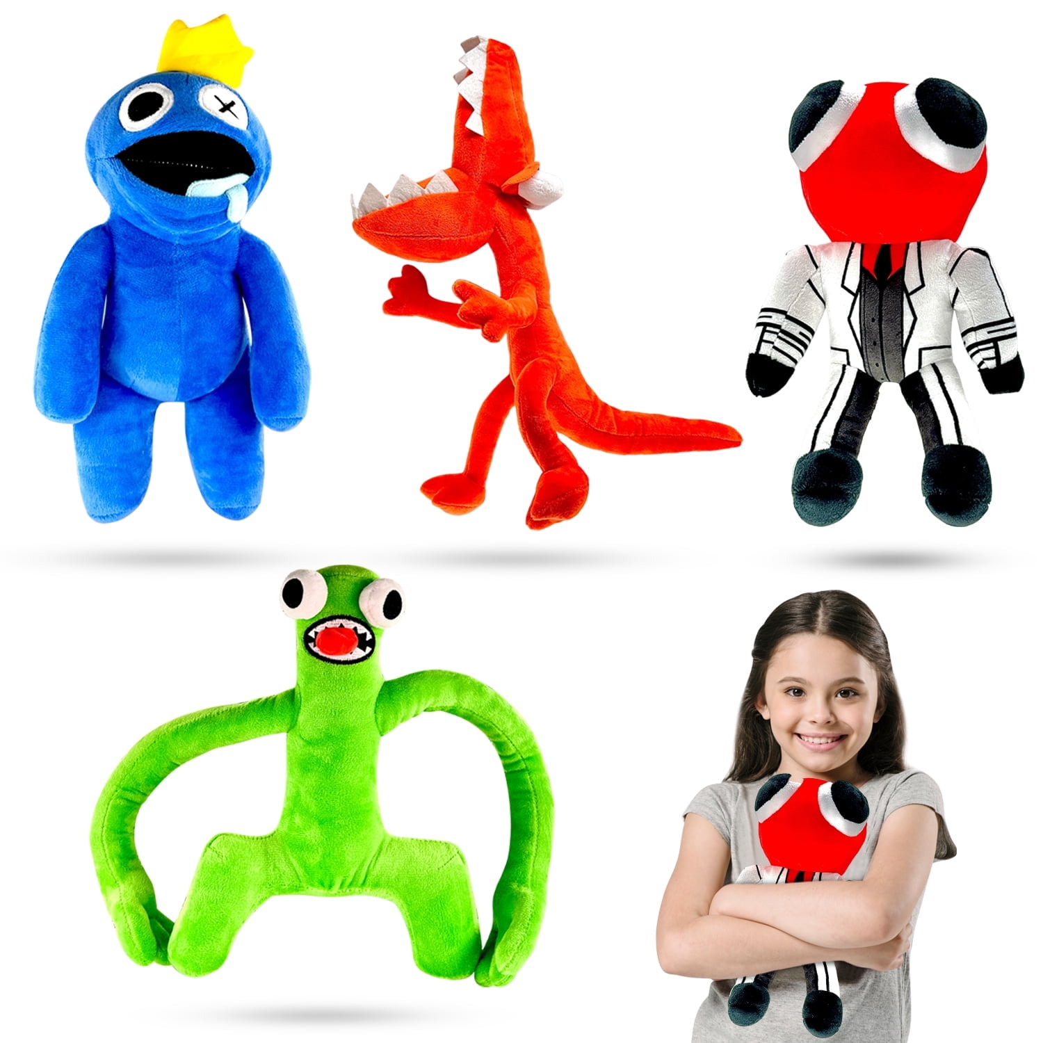 TwCare Rainbow Friends Set, 4 Pack Stuffed Animal Plush Toys, Ideal for ...