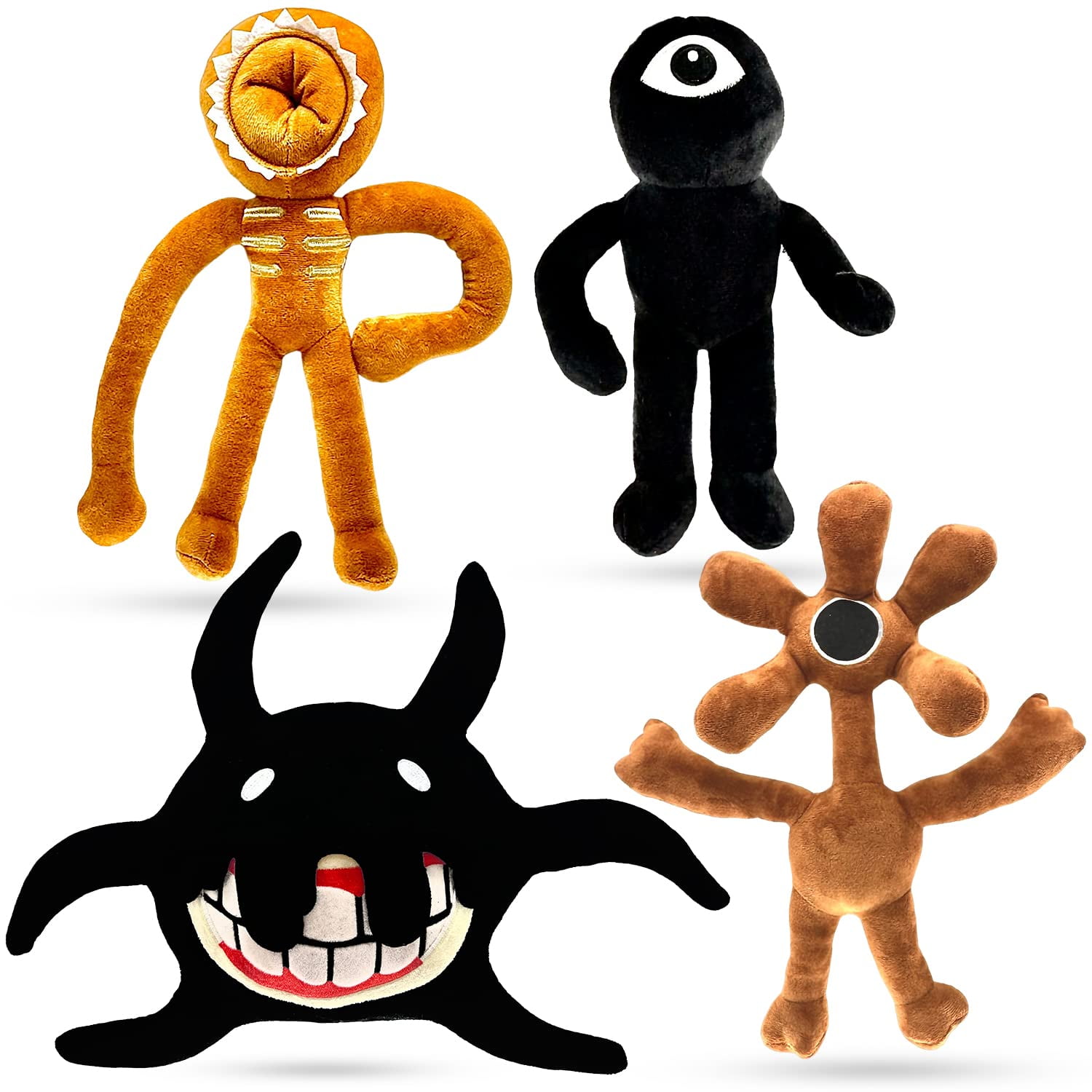 TwCare Rainbow Friends 4 Pack Plush Toys, Soft Stuffed Animal for Kids ...