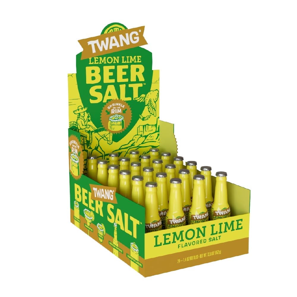 Free Shipping! Twang Beer Salt, Lemon-Lime Flavor, 1.4 oz Beer Shaped ...