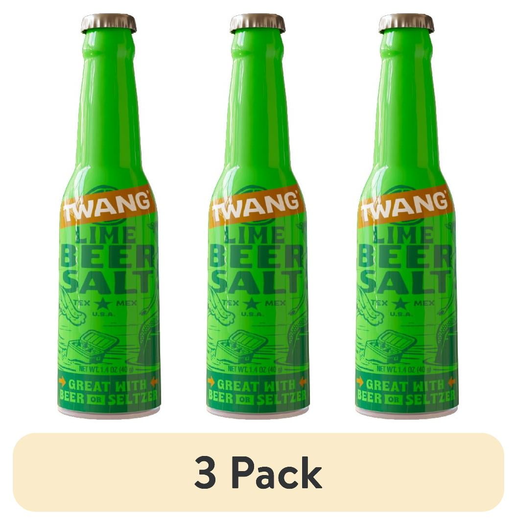 (3 pack) Twang Lime Flavored Beer Salt, All Natural Lime Flavor, 1.4oz ...