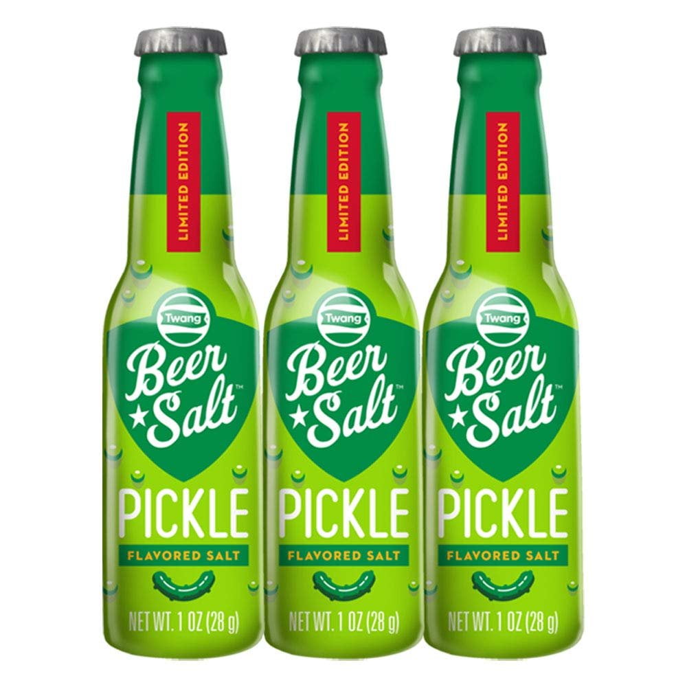 Twang Pickle Beer Salts, Pickled Flavored Beer Salts, Pack of 3 Bottles ...