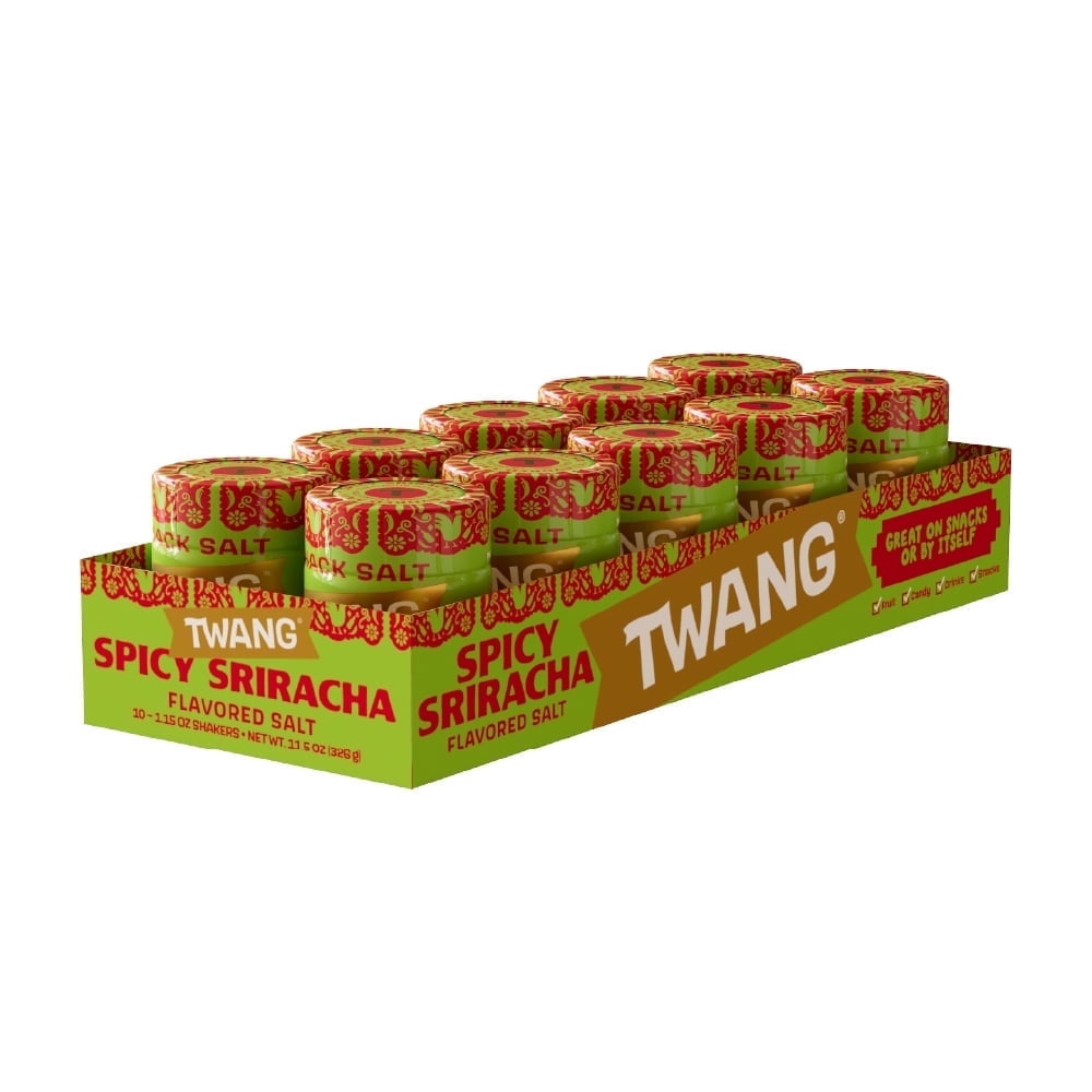 Twang Spicy Sriracha Flavored Snack Salt, 1.5 oz, 10 Count - Walmart.com