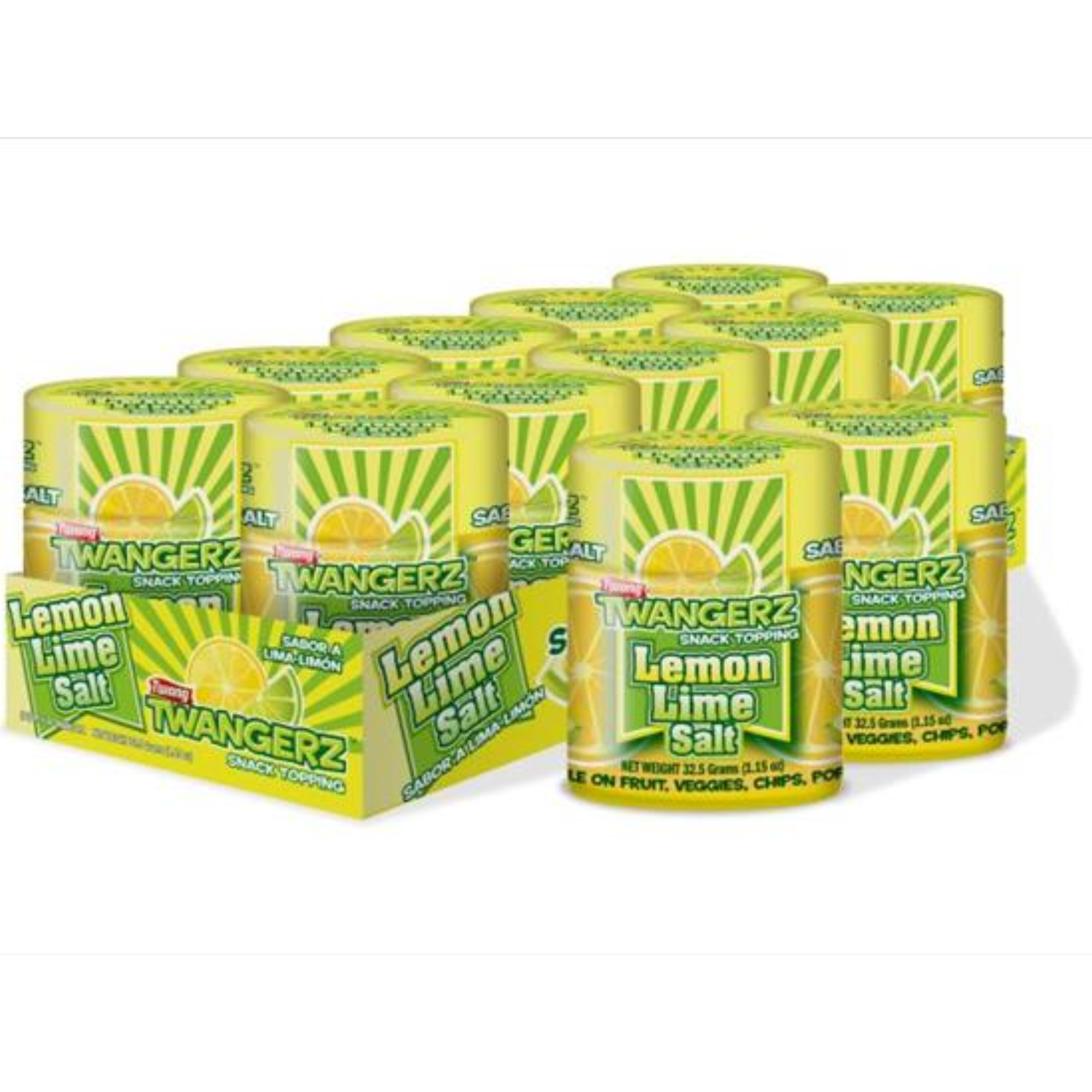 Twangerz Flavorful Lemon Lime Salt Shaker 10 COUNT Add Some Zest to ...
