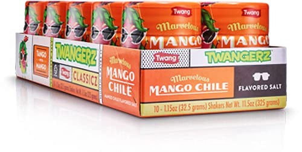 Twangerz Mango Chile Seasoning Salt Snack Topping, 1.15-Ounce Shaker ...