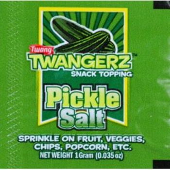 Twangerz Snack Topping Packet - Pickle Salt Case Pack 400 - Walmart.com