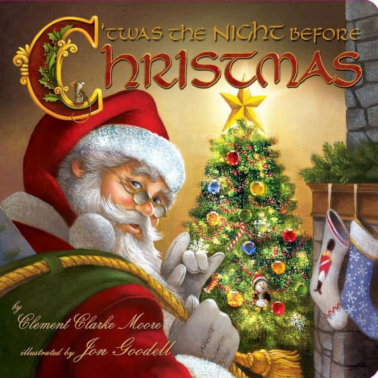 Twas The Night Before Christmas (Board book) - Walmart.com