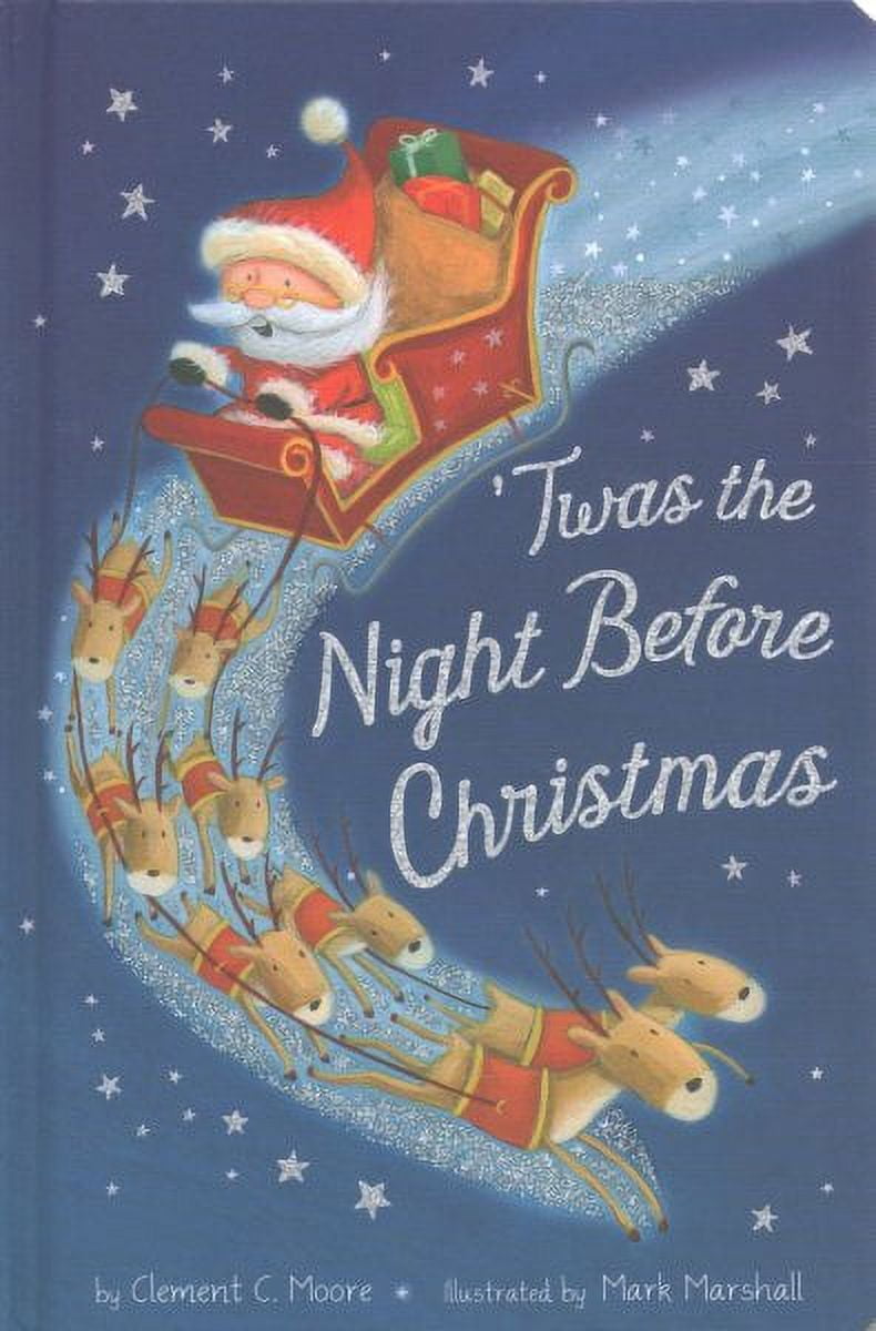 Twas the Night Before Christmas (Board Book) - Walmart.com