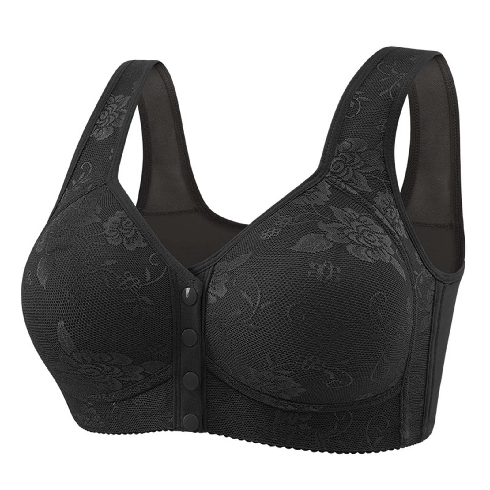 Tweang Push Up Bra Wireless Bras with Support and Lift Thin Strap Bra ...