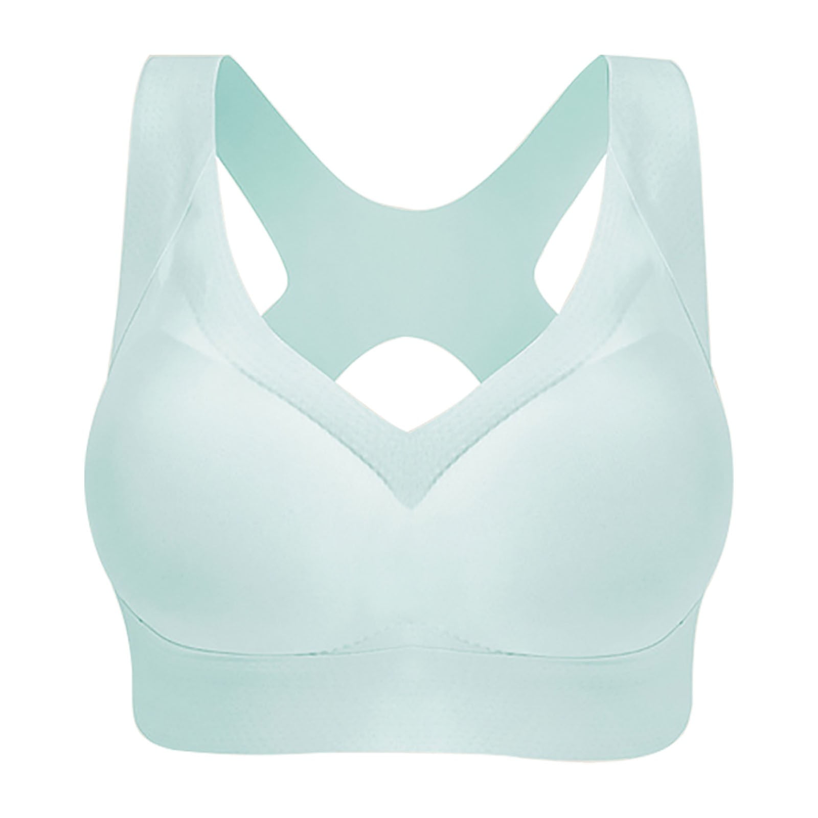 Tweang sports bra Wireless Push Up No Wire Comfort Wirefree Padded ...