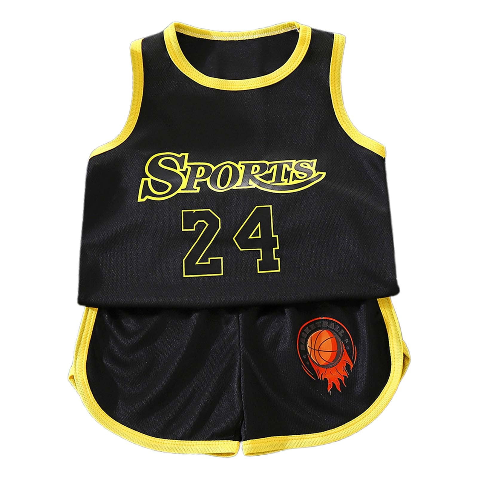 Tween Boys Outfit Sports Basketball Summer Mesh Vest and Shorts Sets ...