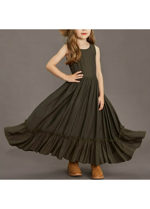 Ekidsbridal A-Line Ruffle Chiffon Flower Girl Dresses Birthday Party ...